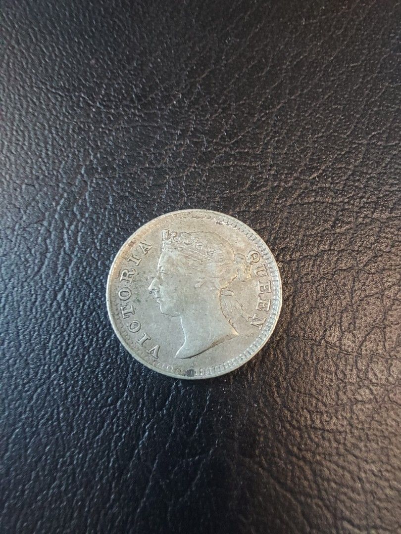 1895 Straits 5c, Hobbies & Toys, Memorabilia & Collectibles, Currency ...