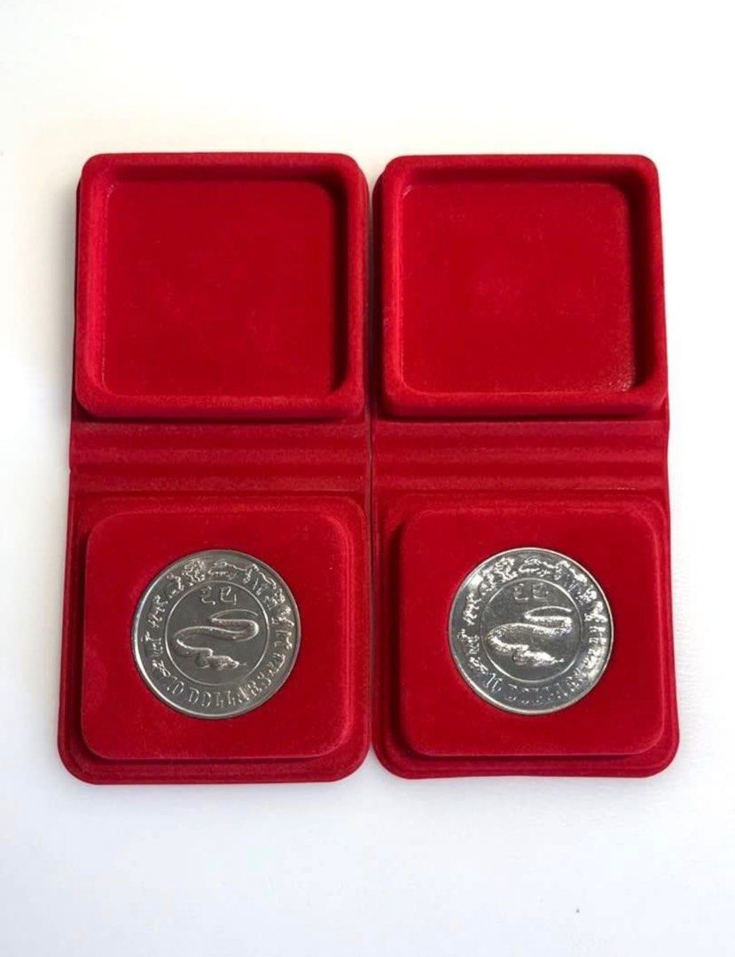 1989 $10 Snake Coin (new), Hobbies & Toys, Memorabilia & Collectibles ...