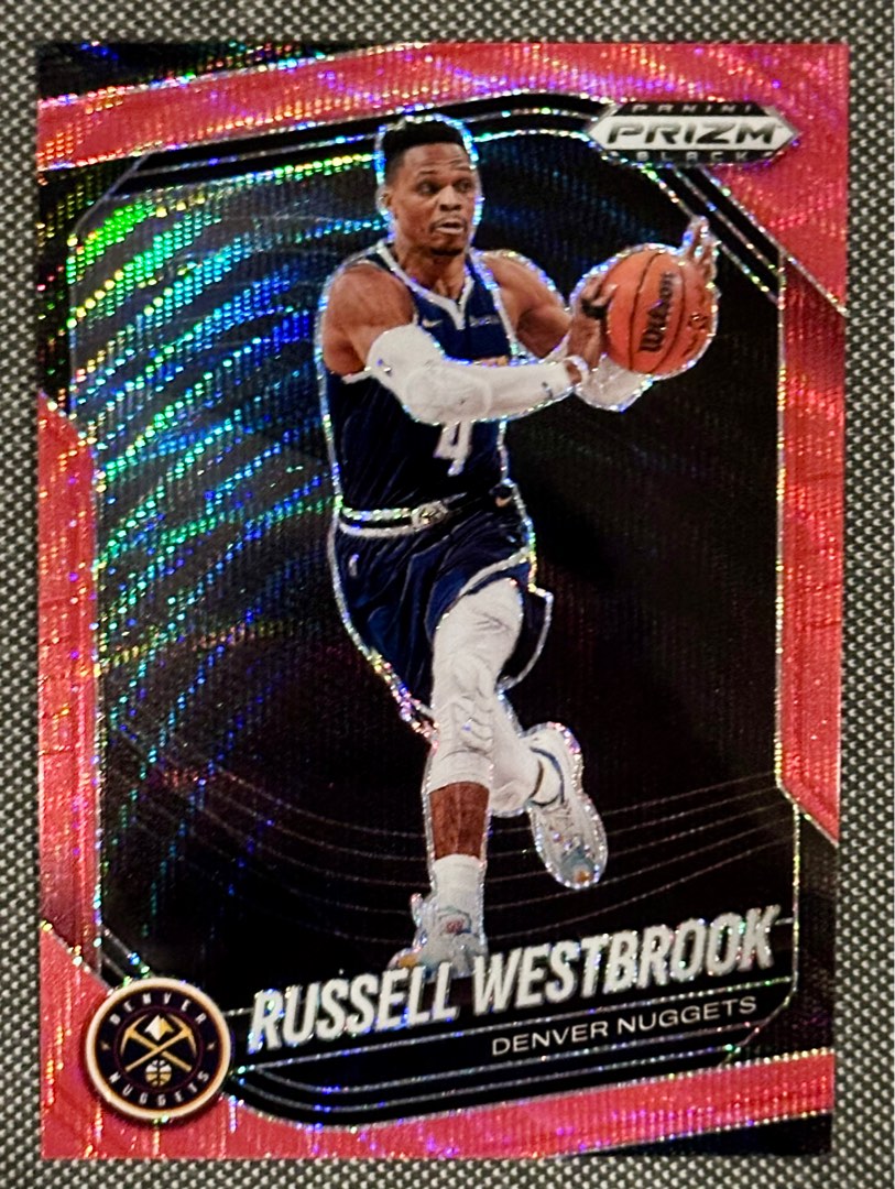 2024 NBA RUSSELL WESTBROOK Prizm Black Red Wave Prizm, Hobbies & Toys ...
