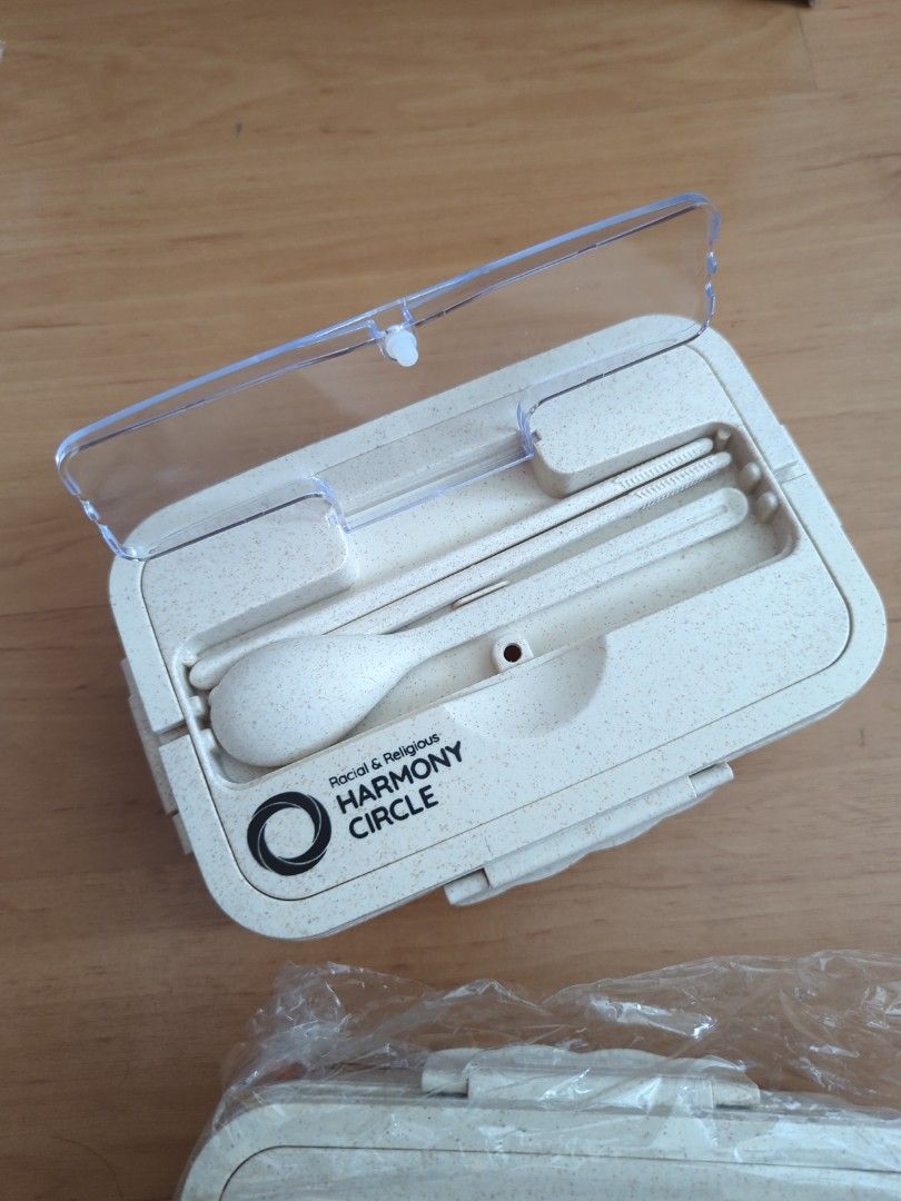 2 Lunch Boxes with Cutlery, Furniture & Home Living, Kitchenware ...