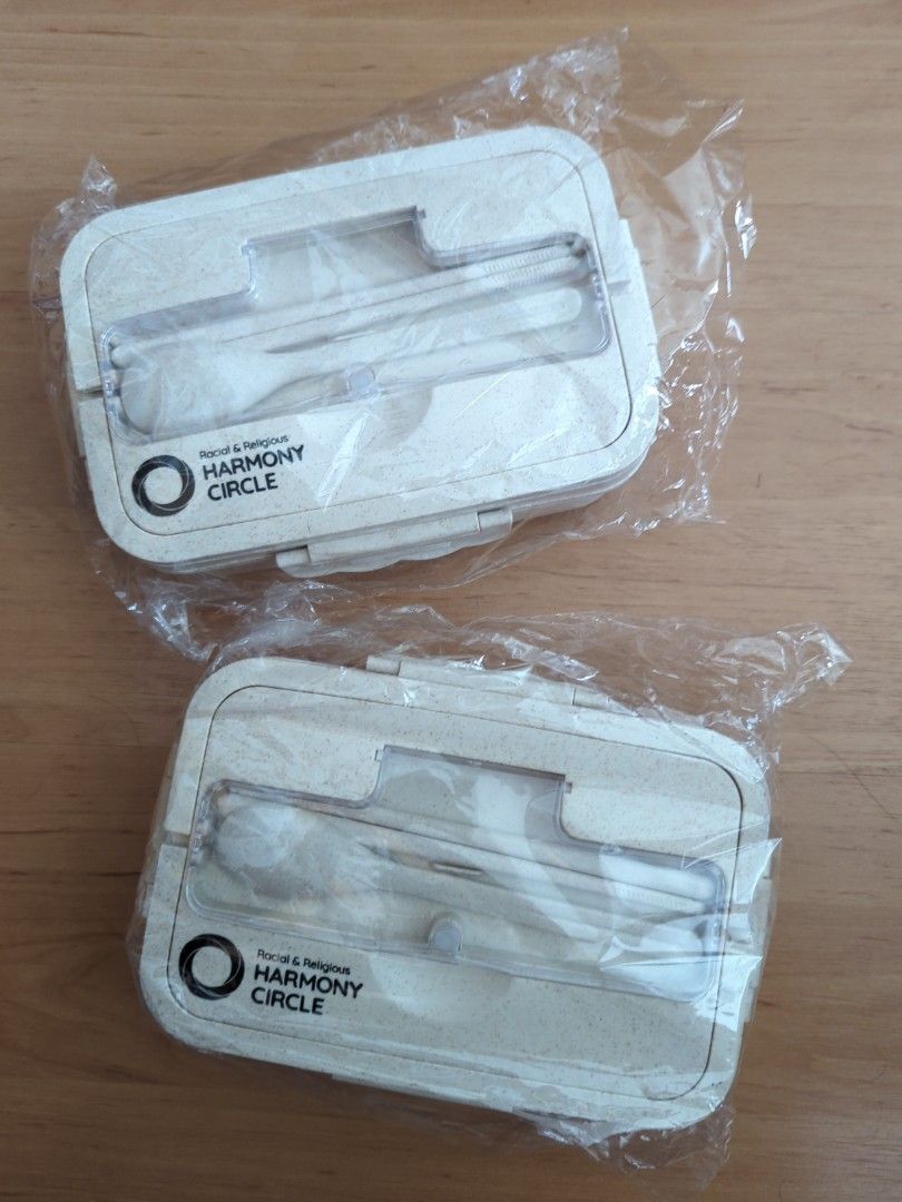 2 Lunch Boxes with Cutlery, Furniture & Home Living, Kitchenware ...