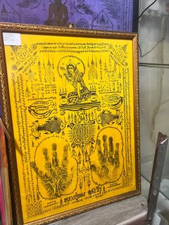 Aj thong Nang Kwak Phra yant bucha Buddhist amulet Thailand Buddha ...