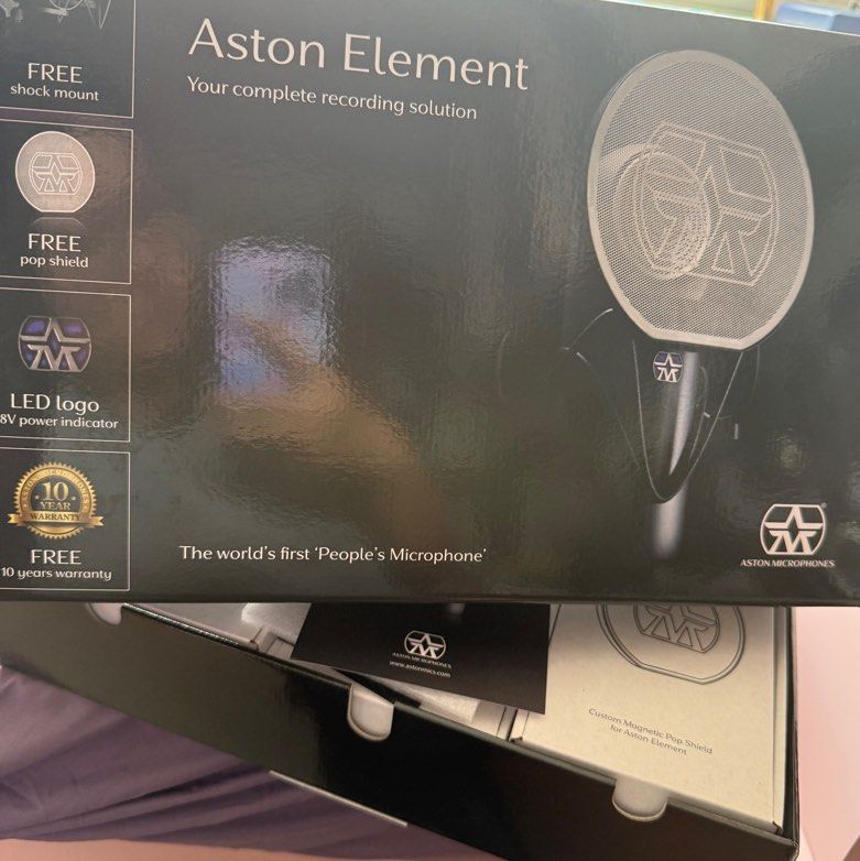 Aston Element microphone, Audio, Microphones on Carousell