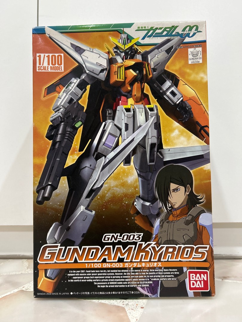 Bandai 1/100 Gundam Kyrios Model Kit, Hobbies & Toys, Toys & Games on ...