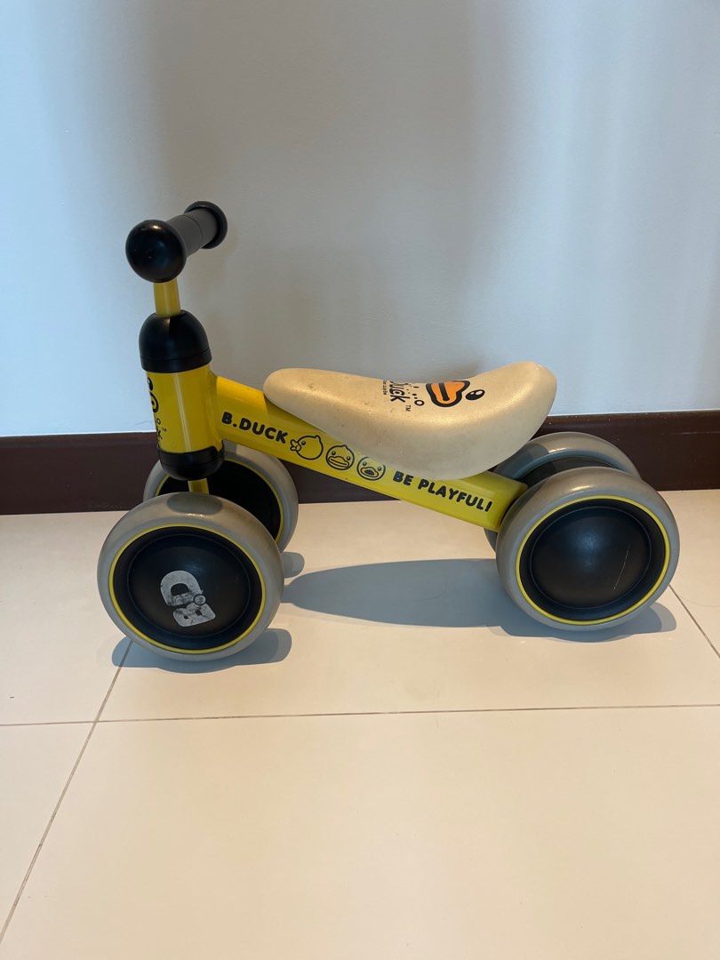 b.duck Balance Bike - Yellow, Babies & Kids, Infant Playtime on Carousell