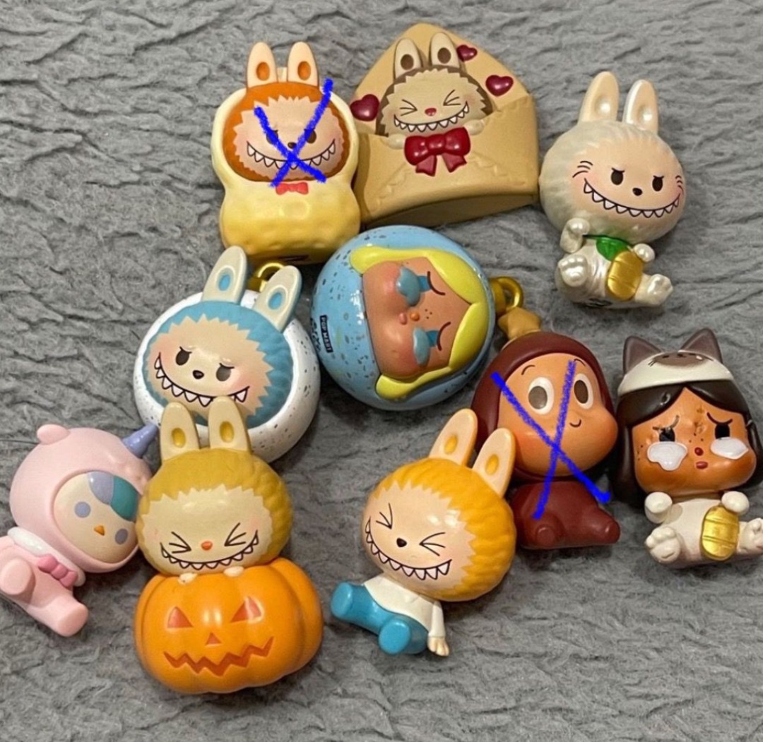 BN Popmart pop mart pop bean pucky popbean labubu the monsters crybaby ...