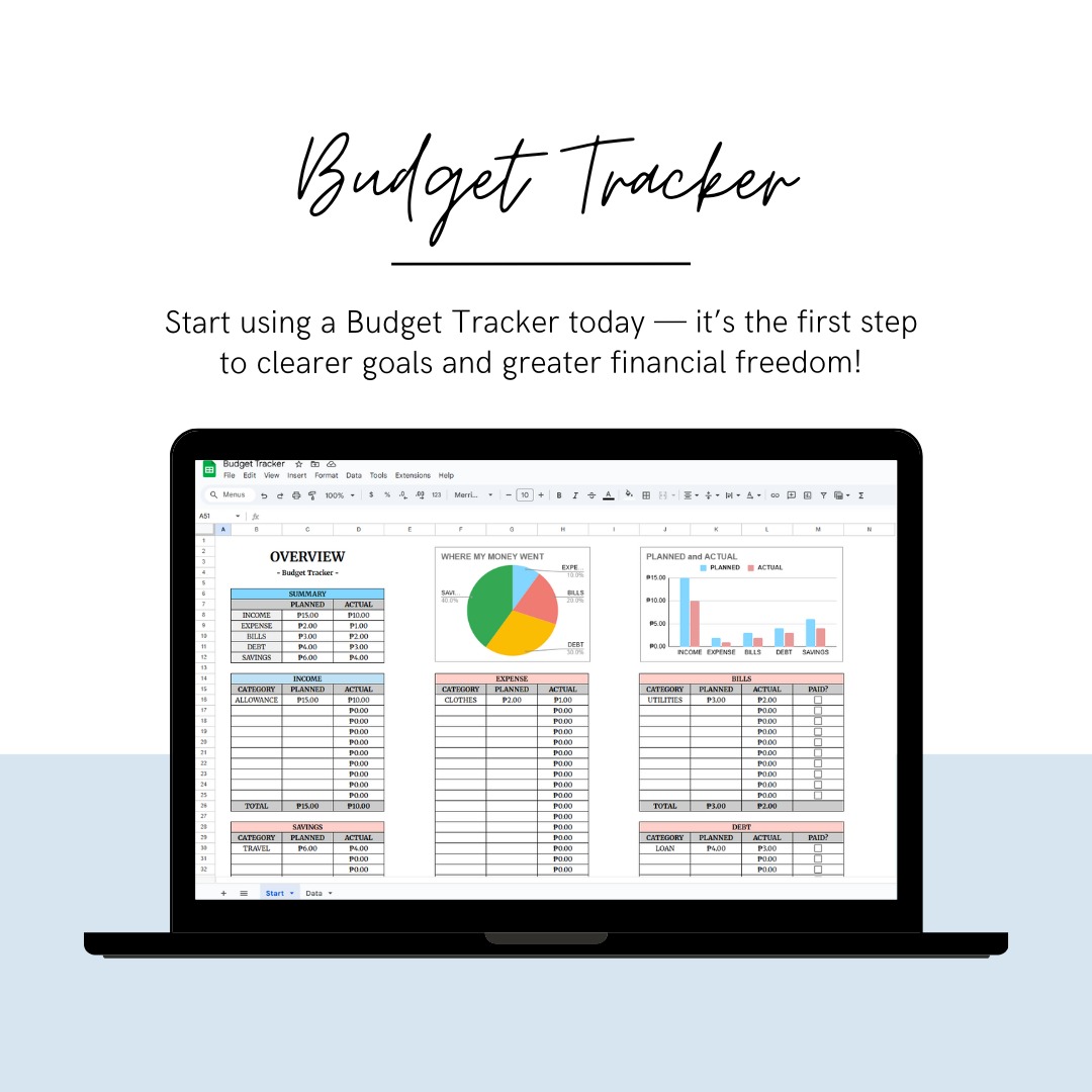 budget tracker, income and expense tracker, personal finance ...