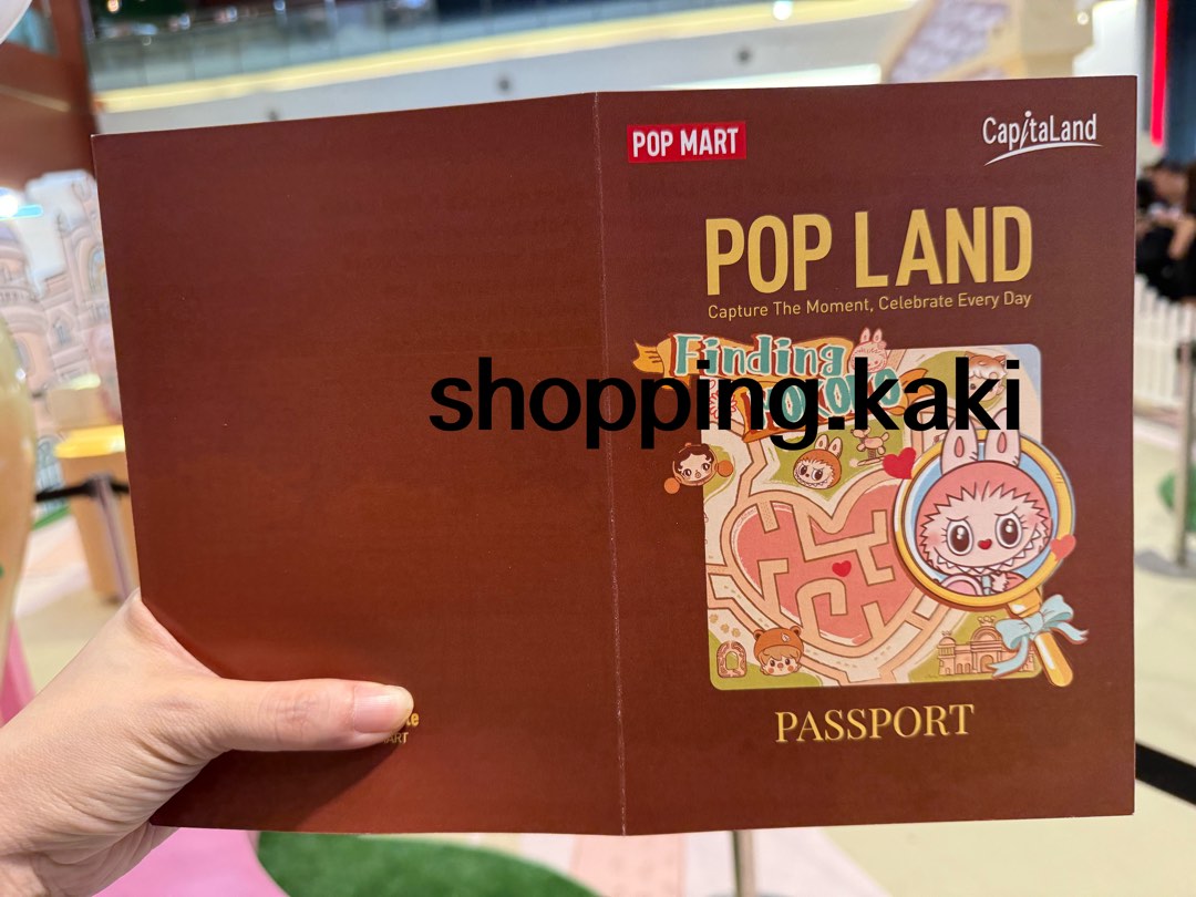 CapitaLand Popmart Popland Stamp Rally Passport - Completed, Hobbies ...