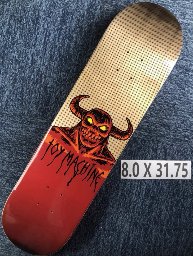 (🔥CHEAPEST🔥) Toy Machine Hell Monster Skateboard Deck, Sports Equipment ...