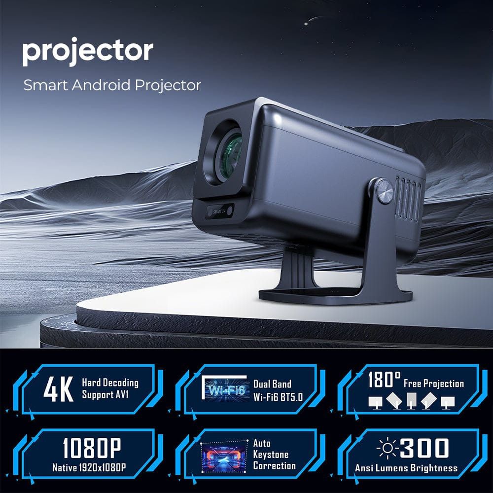 CMC Smart projector P100 智能投影機, 家庭電器, 電視 & 其他娛樂, 投影機 - Carousell