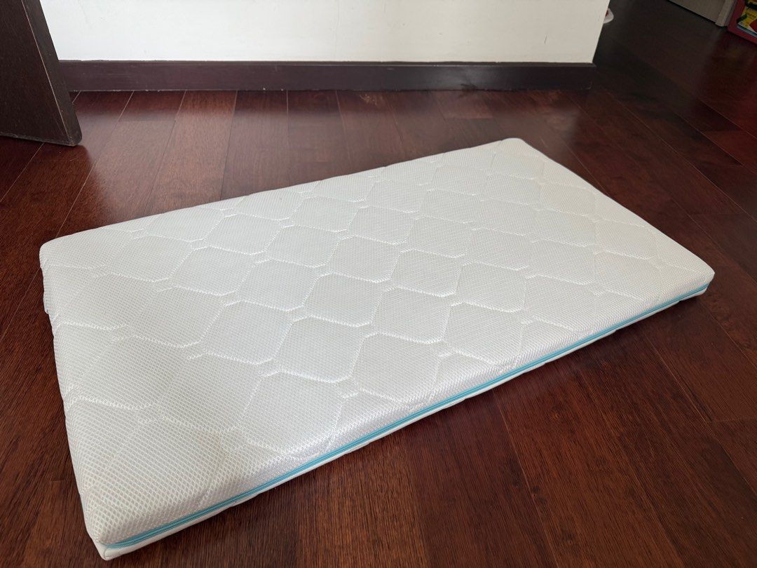 Coconut fiber baby mattress with natural latex layer, Furniture & Home ...