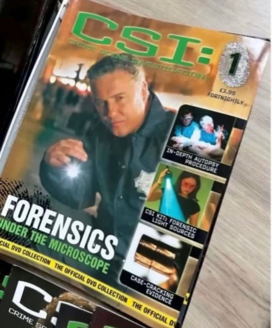 CSI: Crime Scene Investigation Magazine Collection Binders Vol 1-46 ...