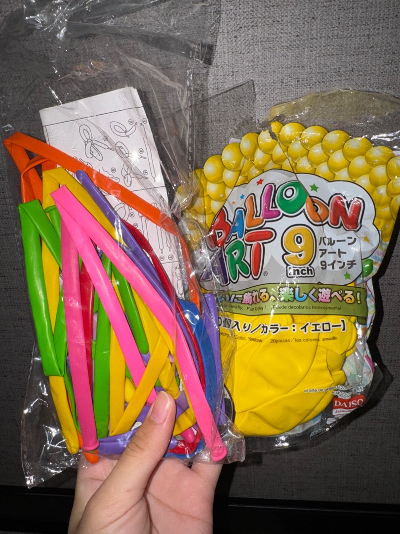 DAISO Balloon Art Kit - 9 inch, Hobbies & Toys, Occasions & Party ...