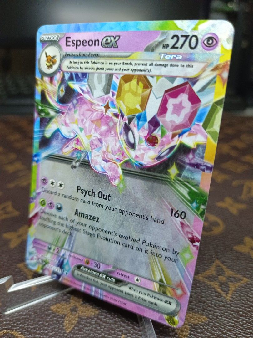 Espeon ex Tera - 034/131 SV (Prismatic Evolutions) Pokemon Card 2025 ...