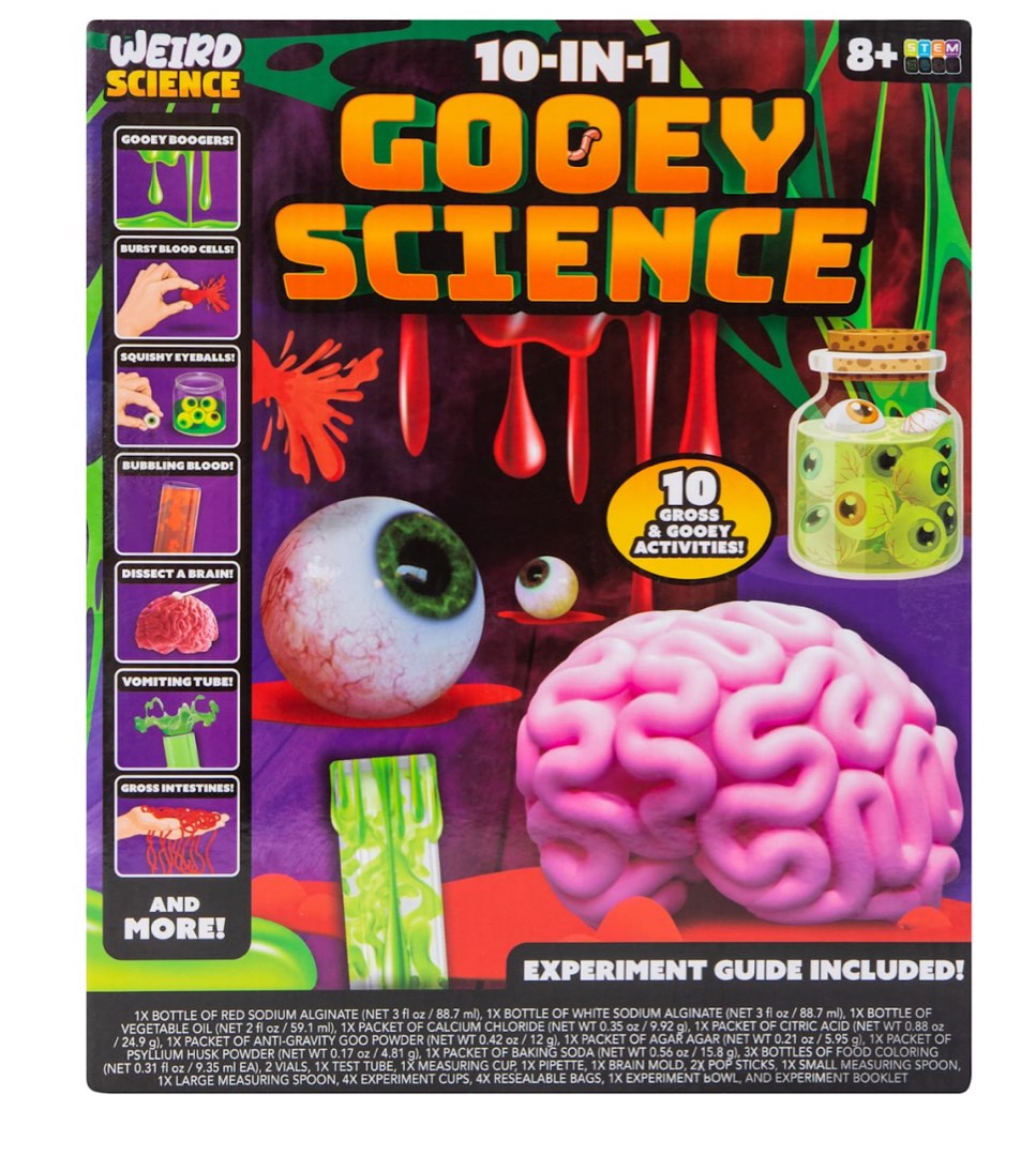 Gooey Science 10-in 1 kit slime kit 10 in 1, Hobbies & Toys, Toys ...