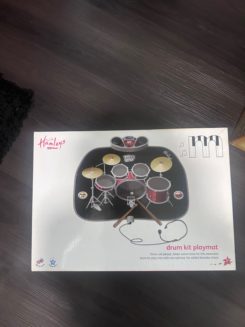 Hamleys Drum Kit Playmat, Babies & Kids, Infant Playtime on Carousell