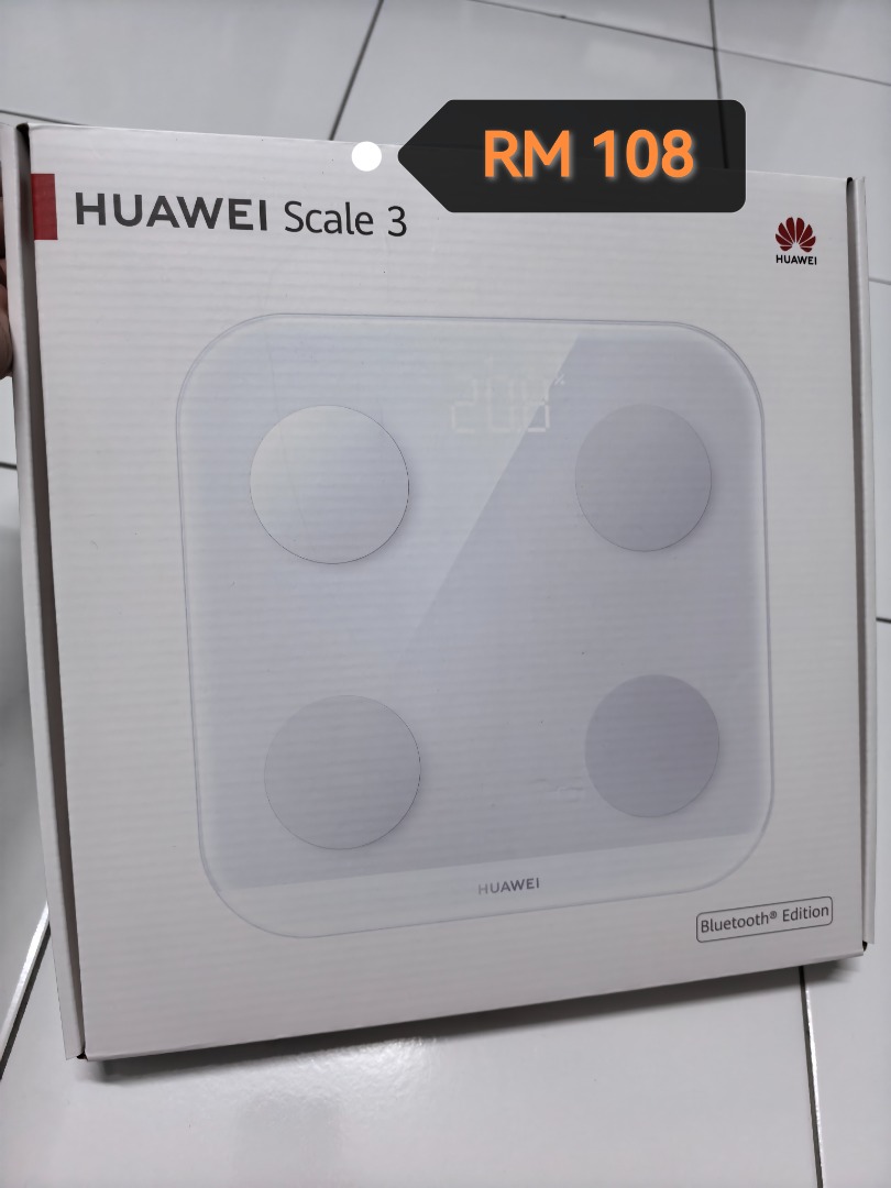Huawei Scale 3 - Bluetooth Edition, Health & Nutrition, Health Monitors ...