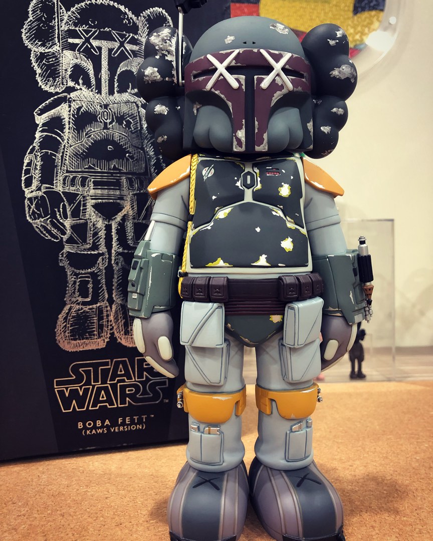 KAWS x Star Wars Boba Fett Figure, Hobbies & Toys, Toys & Games on ...