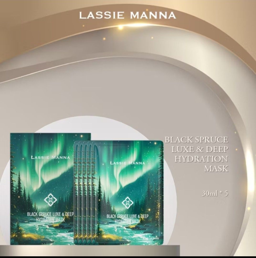 Lassie manna black spruce and deep hydration mask, Beauty & Personal ...