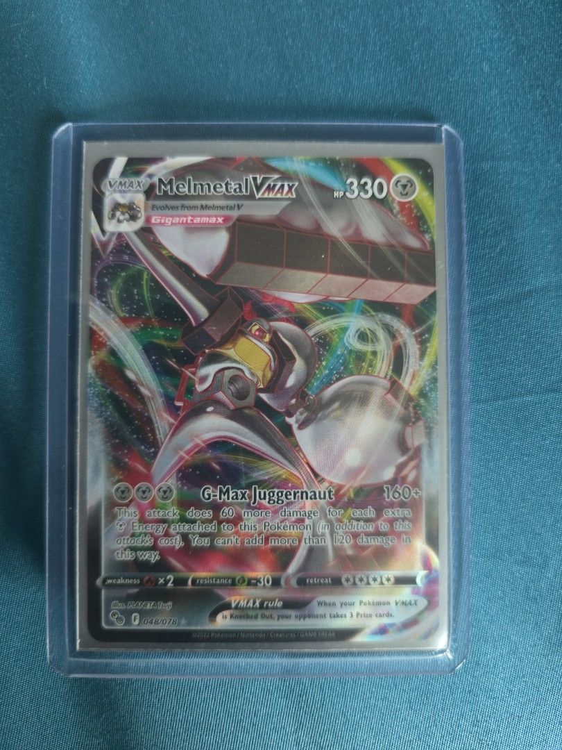 Melmetal VMAX G-Max Juggernaut Pokemon Card, Hobbies & Toys, Toys ...