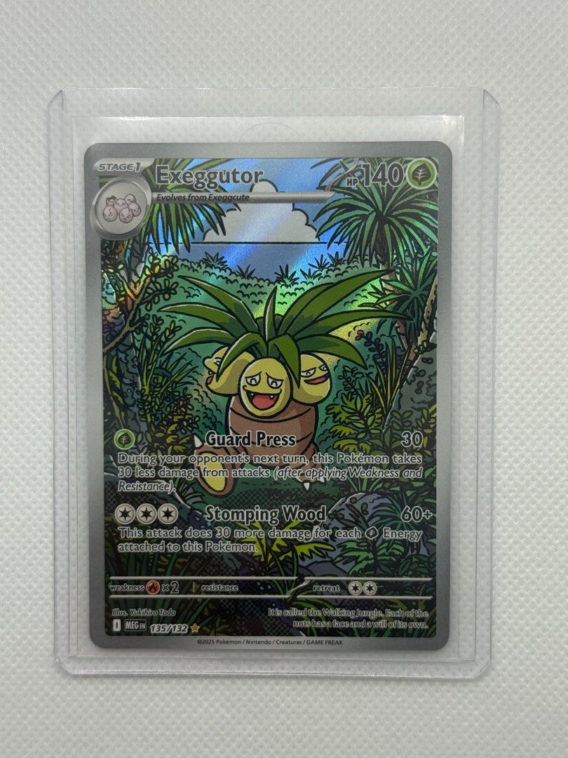 Pokémon TCG Mega Evolutions Exeggutor IR 135/132, Hobbies & Toys, Toys ...