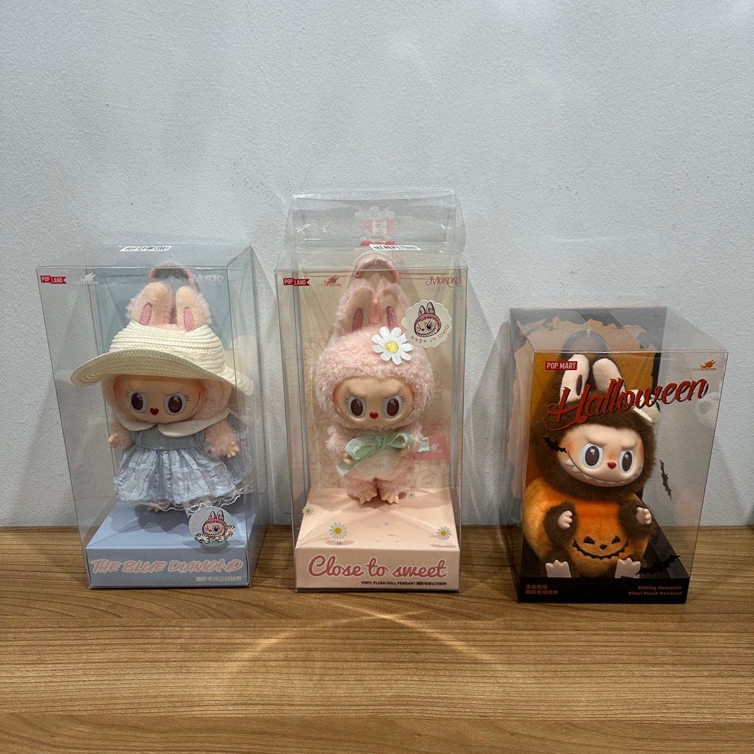 Pop Mart Labubu Halloween Mokoko Close To Sweet The Blue Diamond ...