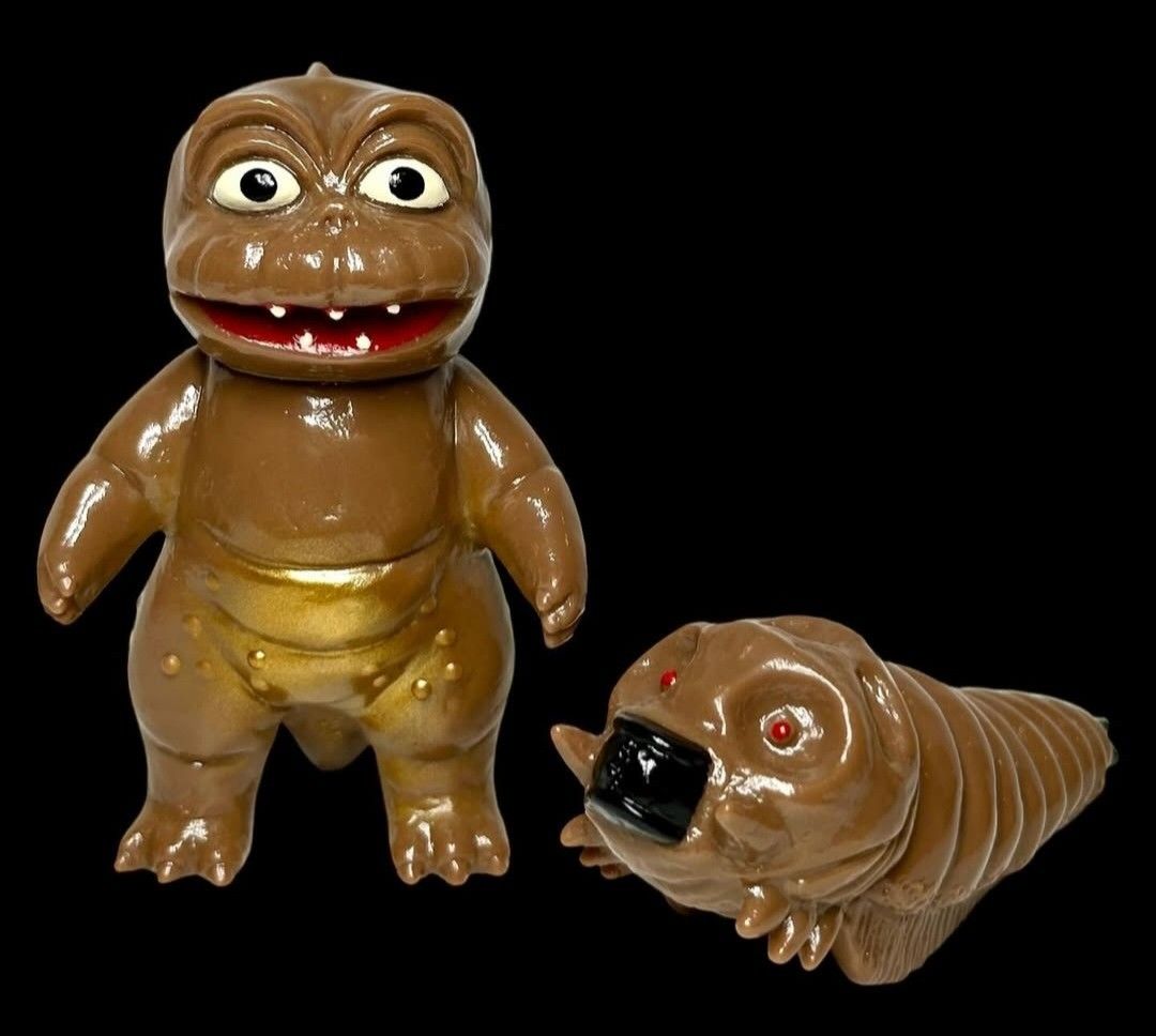 Rare Sunguts Minilla x Mothra Figure Set - MISB Godzilla sofubi ...