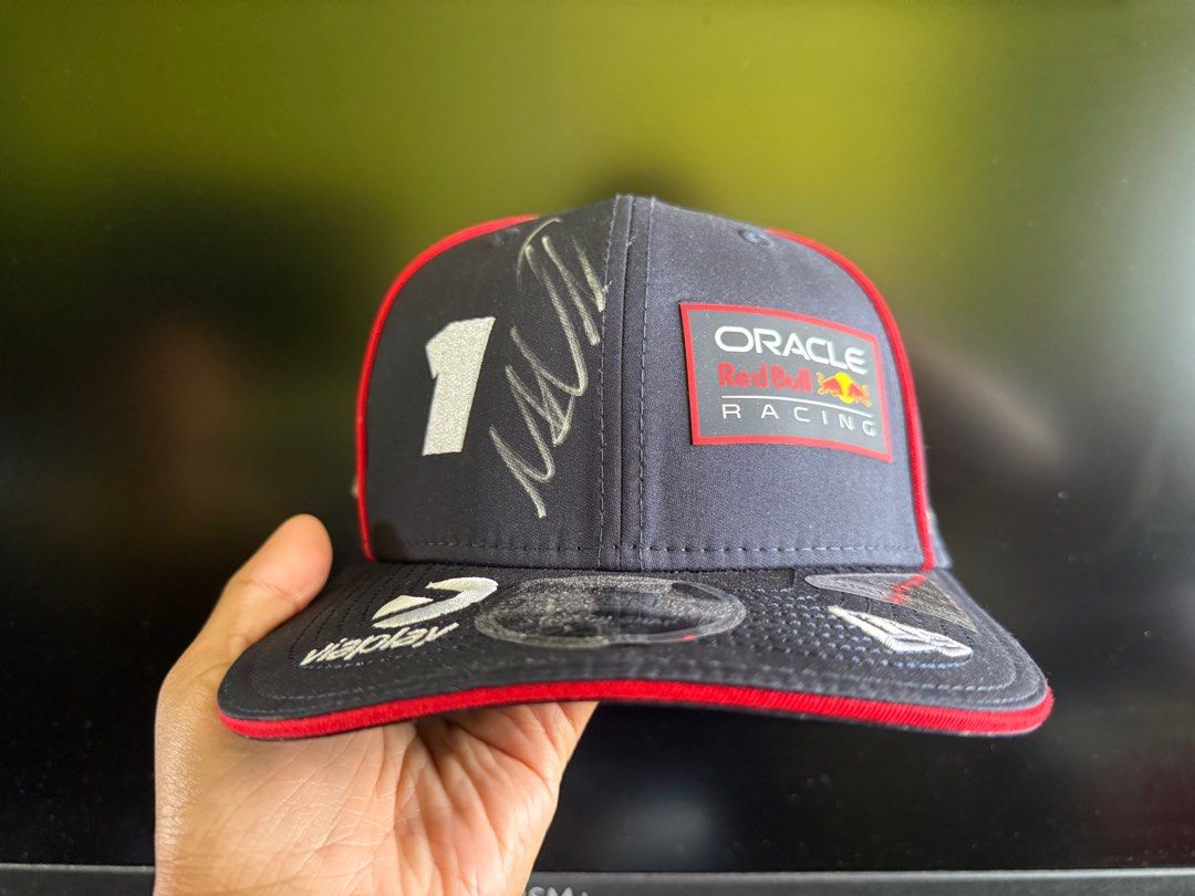 Red Bull Racing Cap Signed, Men's Fashion, Watches & Accessories, Caps ...