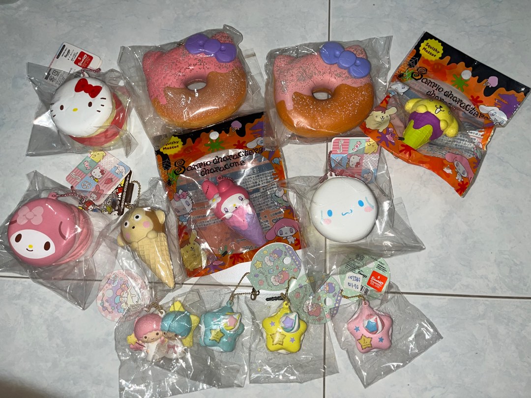sanrio squishy clearance, Hobbies & Toys, Toys & Games on Carousell