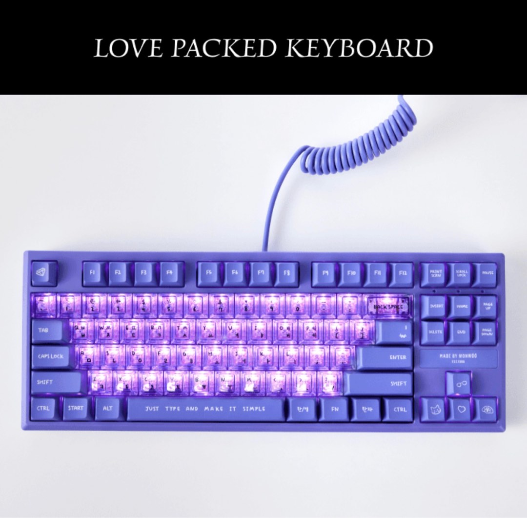 [SEALED] WTS LFB Wonwoo love packed keyboard SVT Seventeen Artist made ...