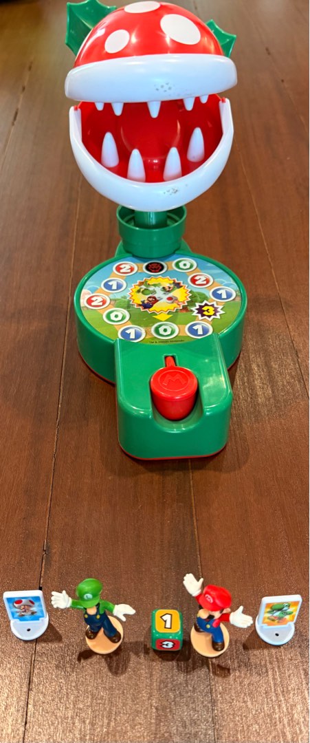Super Mario board game escape the piranha, Hobbies & Toys, Toys & Games ...