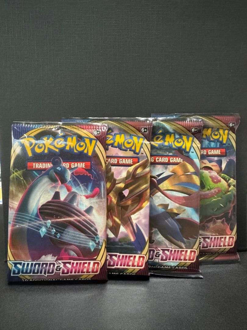 Sword and Shield Base Set Booster Pack Artwork, Hobbies & Toys, Toys ...