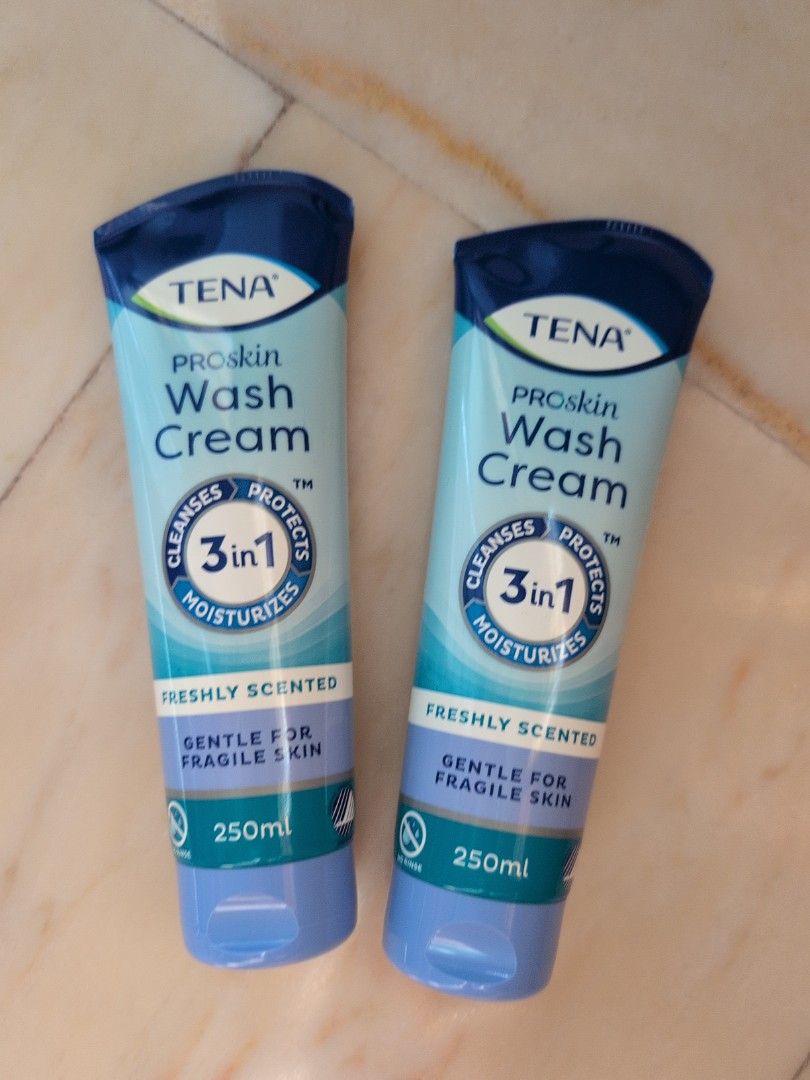 TENA PROSkin Wash Cream 250ml, Beauty & Personal Care, Sanitary Hygiene ...