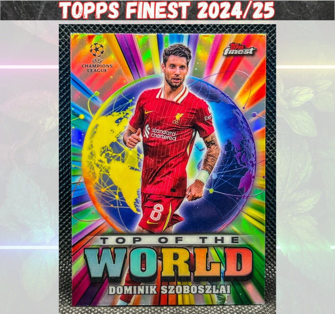 Topps Finest 2024/25: Top Of The World - Dominik Szoboszlai (Liverpool ...
