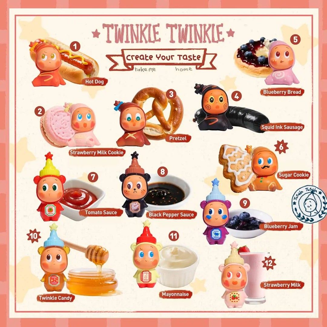 Twinkle Twinkle Create Your Taste Series Full Set with Small and Big ...