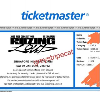 WTS VIP SEATED VIP STANDING A B CAT1 CAT2 CAT3 CAT4 CAT5 CAT6 CAT7 TOMORROW X TOGETHER WORLD ...