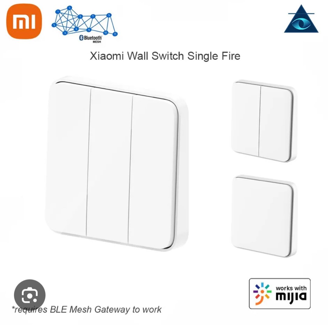 Xiaomi Smart Switch 2 Gang, Mobile Phones & Gadgets, Wearables & Smart ...