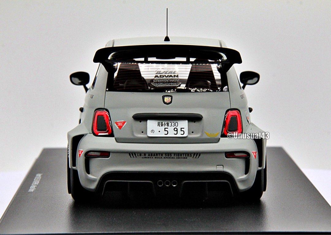 1/18 TopSpeed Model LB WORKS x Abas Works Abarth 595 Zero Fighter ...