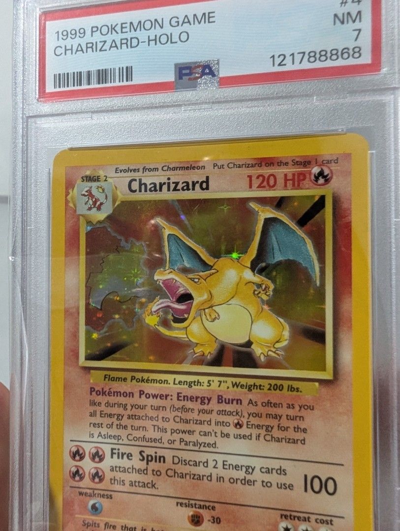 1999 Pokemon Game Charizard PSA Base Set(Pokemon Ex, Inferno X,NOT Mega ...