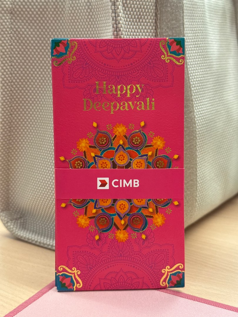 2025 CIMB Deepavali Ang Pao Packet, Hobbies & Toys, Stationery & Craft ...