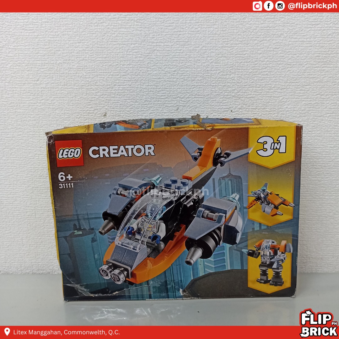 31111 LEGO Creator 3 in 1 Cyber Drone, Hobbies & Toys, Toys & Games on ...