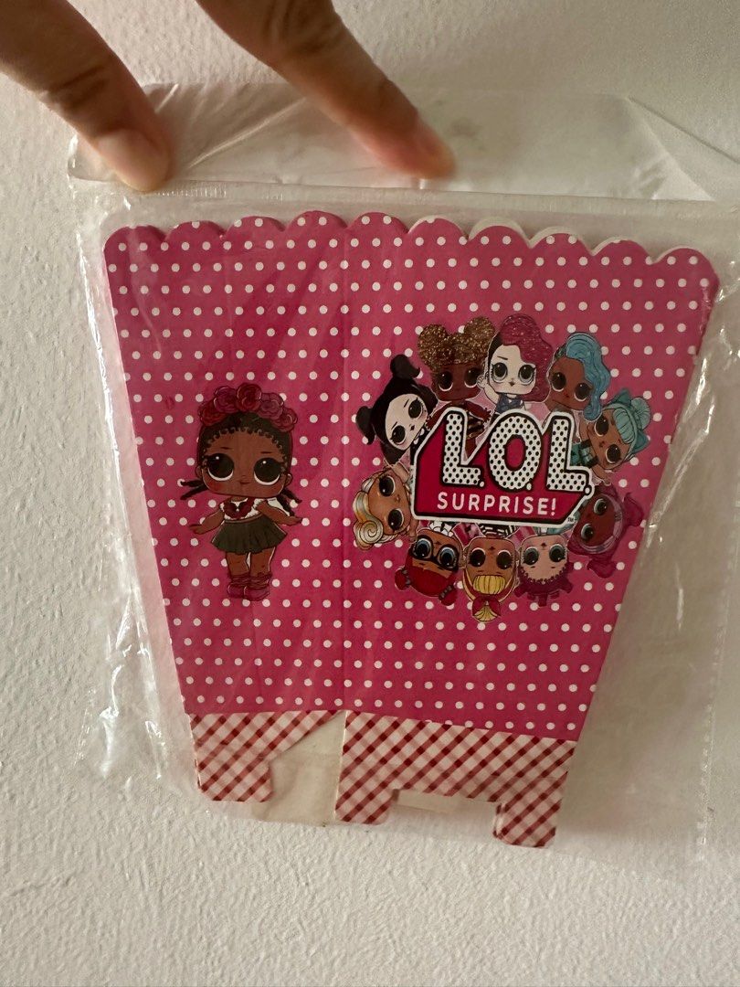$4 for 6 pcs LOL popcorn box or nugget box or french fries box, Hobbies ...