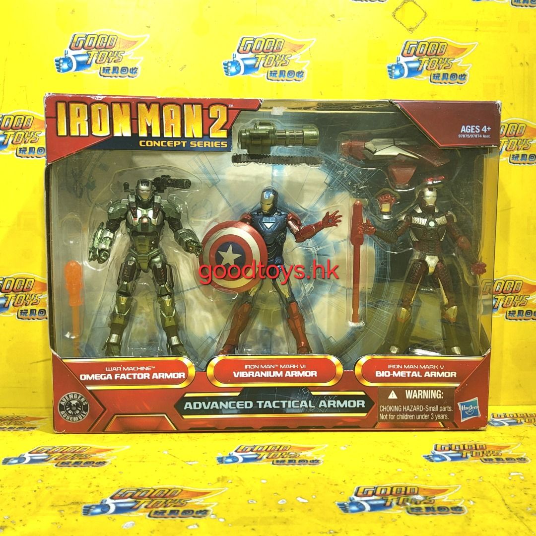 全新未開封 HASBRO 3.75吋 IRON MAN 2 CONCEPT SERIES ADVANCED TACTICAL ARMOR ...