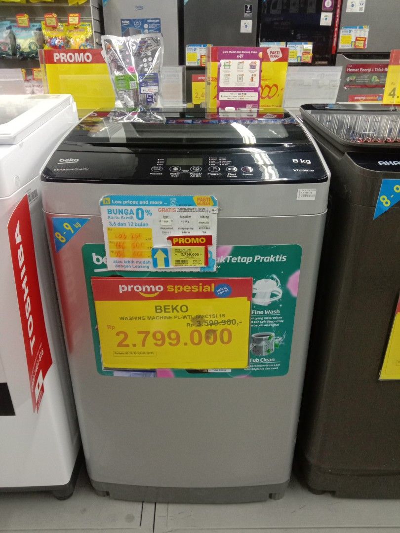 Mesin Cuci BEKO Top Loading 10 Kg , Elektronik, Lainnya di Carousell