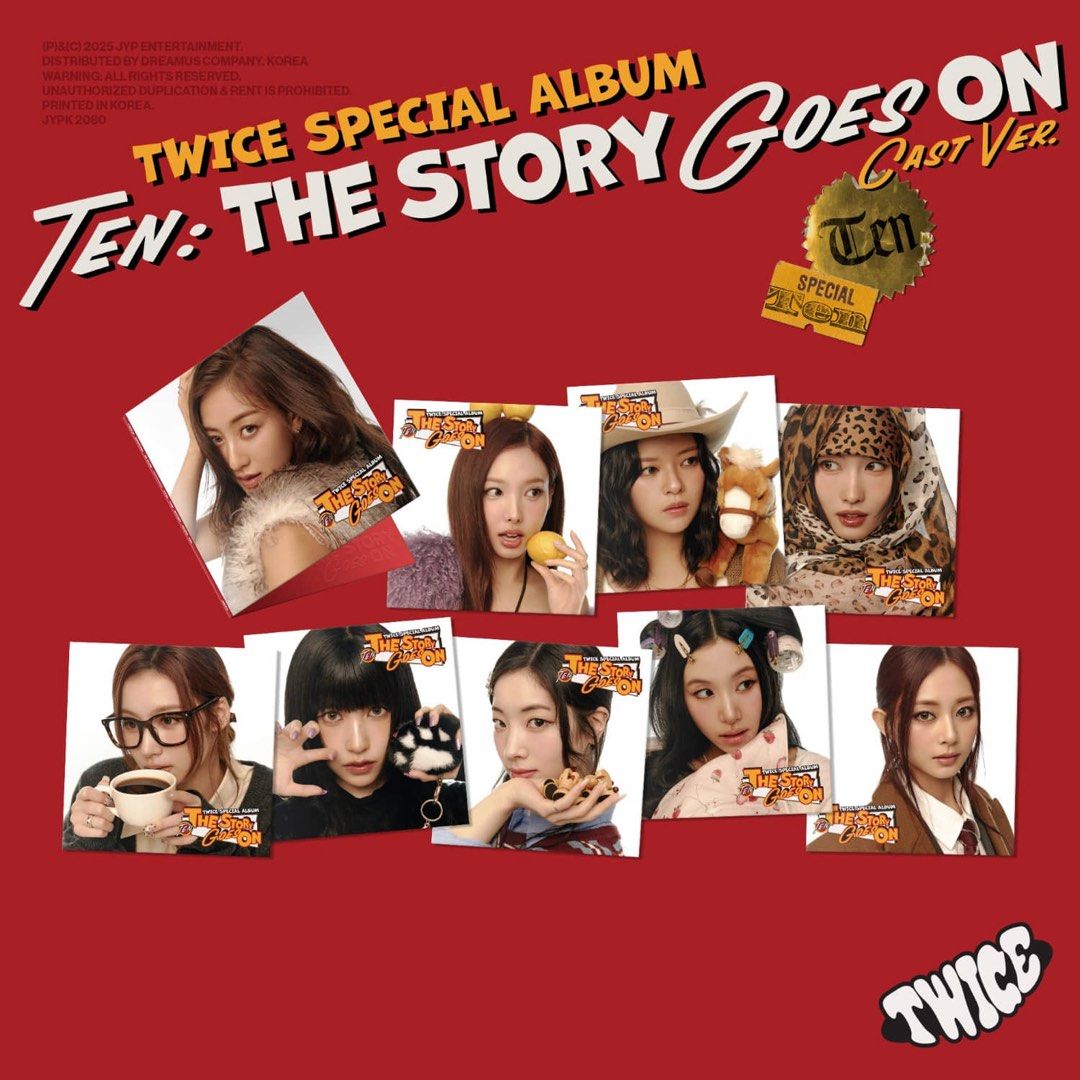 [SECURED] TWICE TEN THE STORY GOES ON SEALED ALBUM - Cast ver, Hobbies & Toys, Collectibles ...