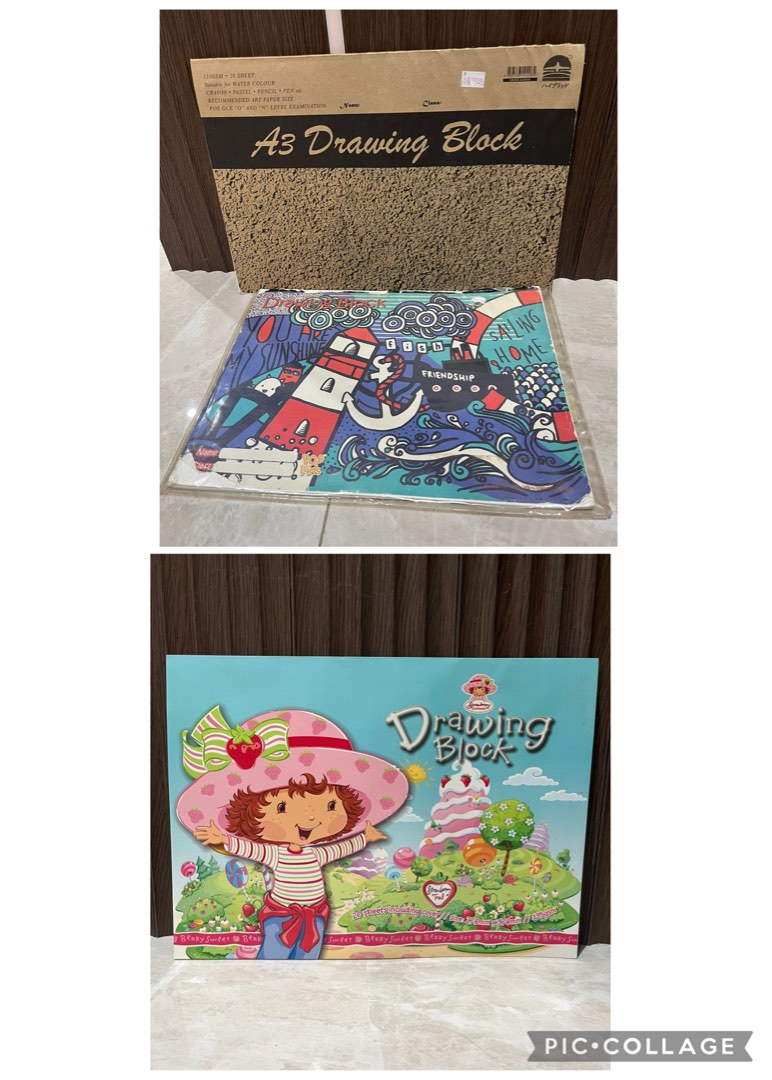 A3 Drawing Block - Various Designs [RESERVED], Hobbies & Toys ...