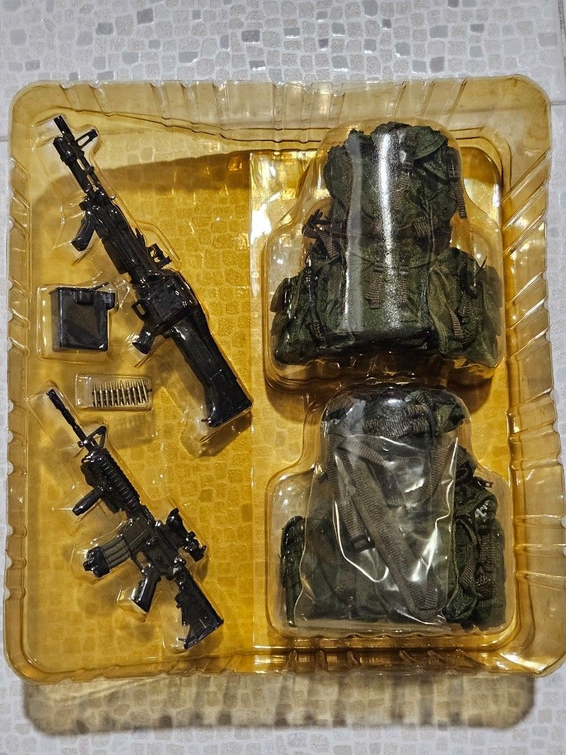ACE US Navy Spec Ops Rifleman & Machine Gunner Equipment Set - OD Color ...