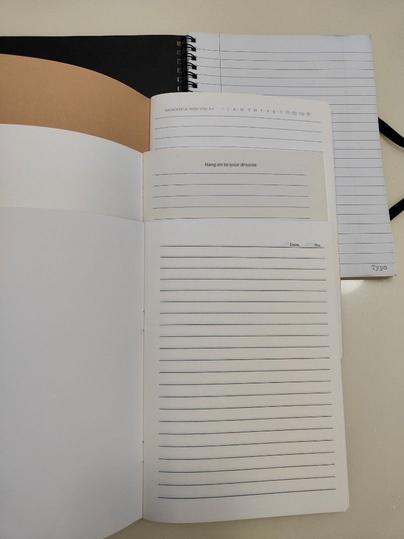 ALL $4 Typo Notebook Exercise Books, Hobbies & Toys, Stationery & Craft ...