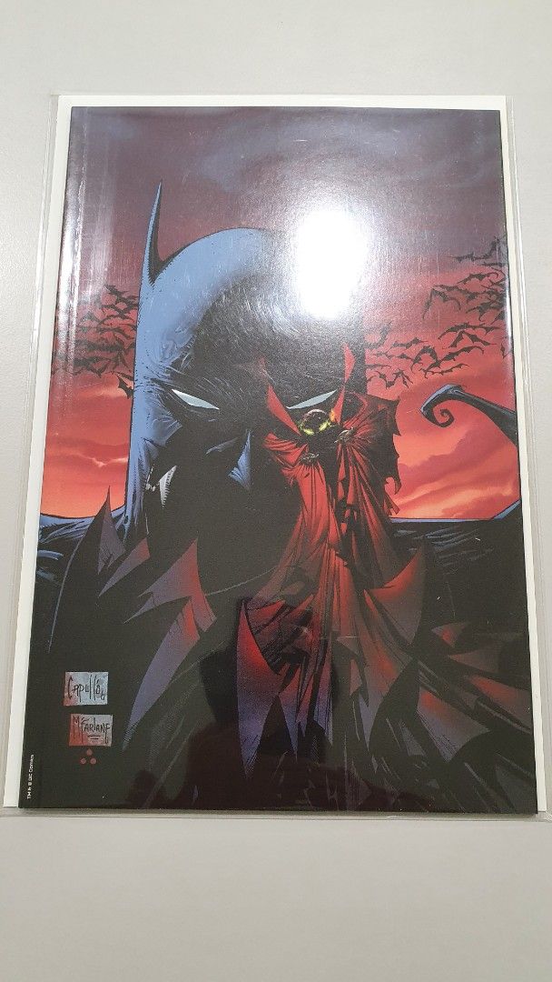 Batman Spawn #1 Todd McFarlane & Greg Capullo Team Virgin Variant Cover K (DC/Image 2022)🔥🔥 ...