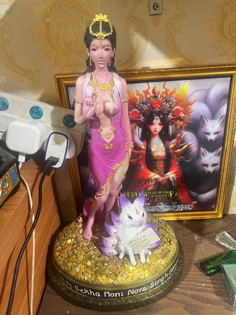 Big nine fox tail bucha special blessing temple disciple, Hobbies & Toys, Religious Items on ...